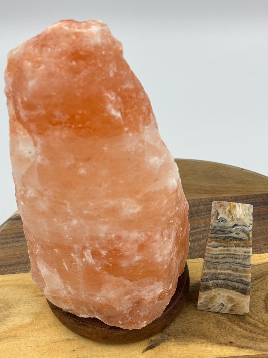 Himalayan Pink Salt Lamp + Bumble bee tower (Bundle Pack) – Crystalmines