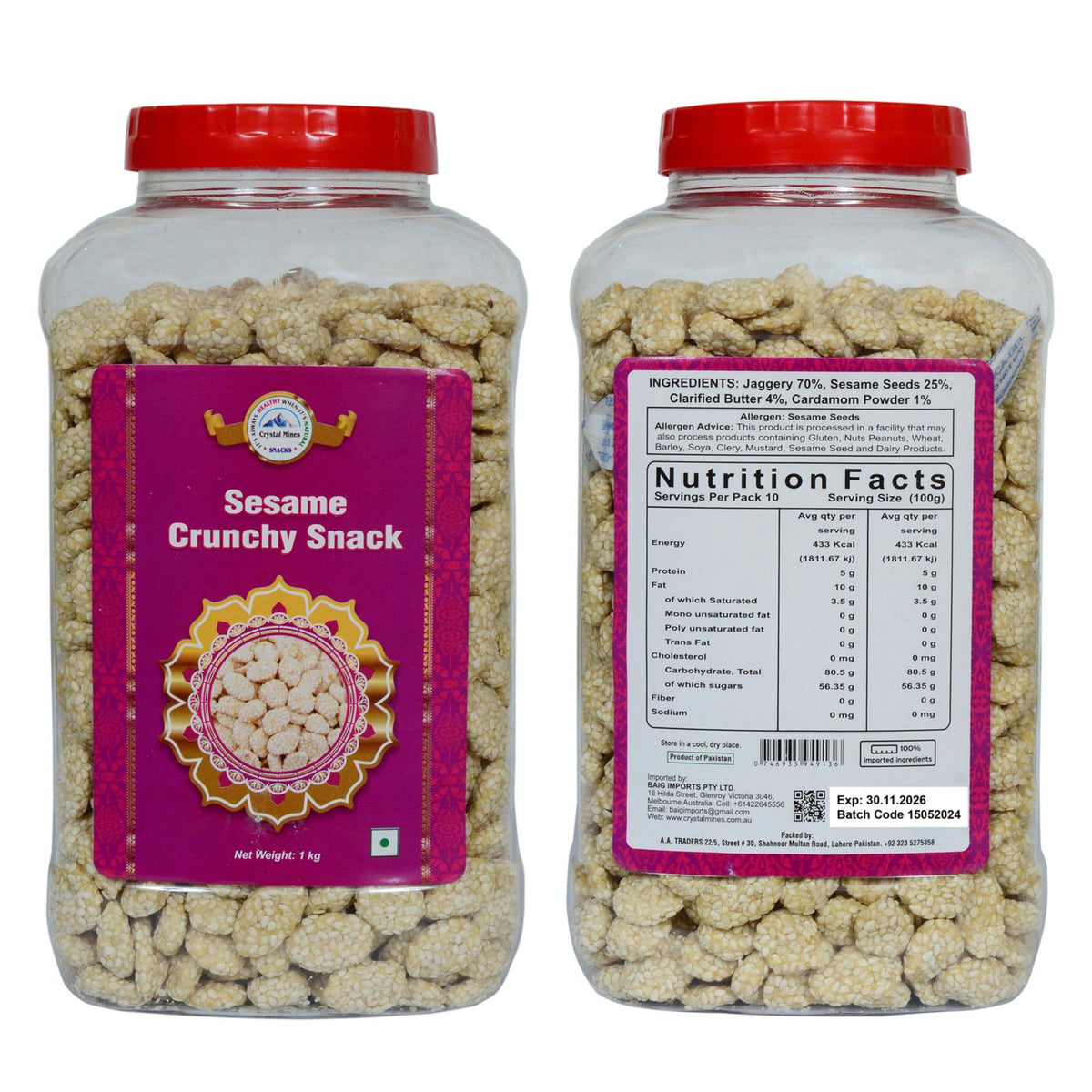 Sesame crunchy – Crystalmines